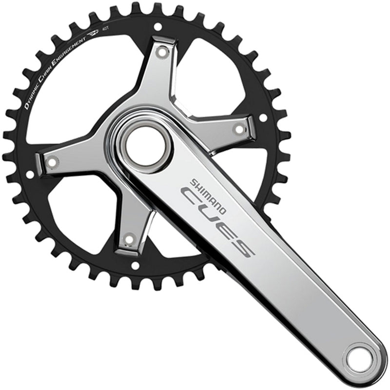 Shimano CUES FC-U6030-1 Crankset - 170mm 9/10/11-Speed 40t Asymmetric