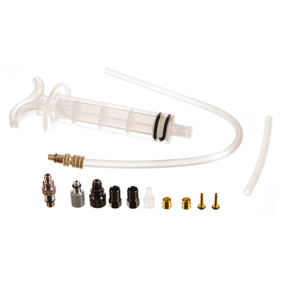 Tektro Basic Bleed Kit - Includes Syringe Plastic Tubing Hose Retainer