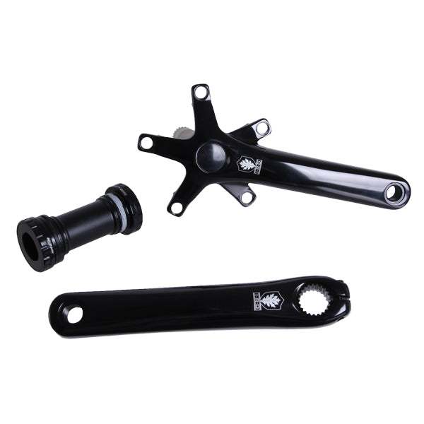 Interloc Racing Design Lobo Crank Arms and BB 110/74 170 - Black